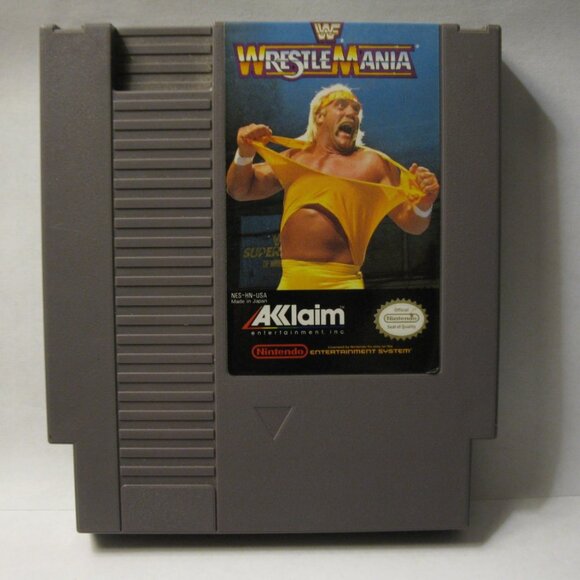 Nintendo | Video Games & Consoles | Nintendo Nes Video Game Wwf Wrestlemania Hulk Hogan | Poshmark